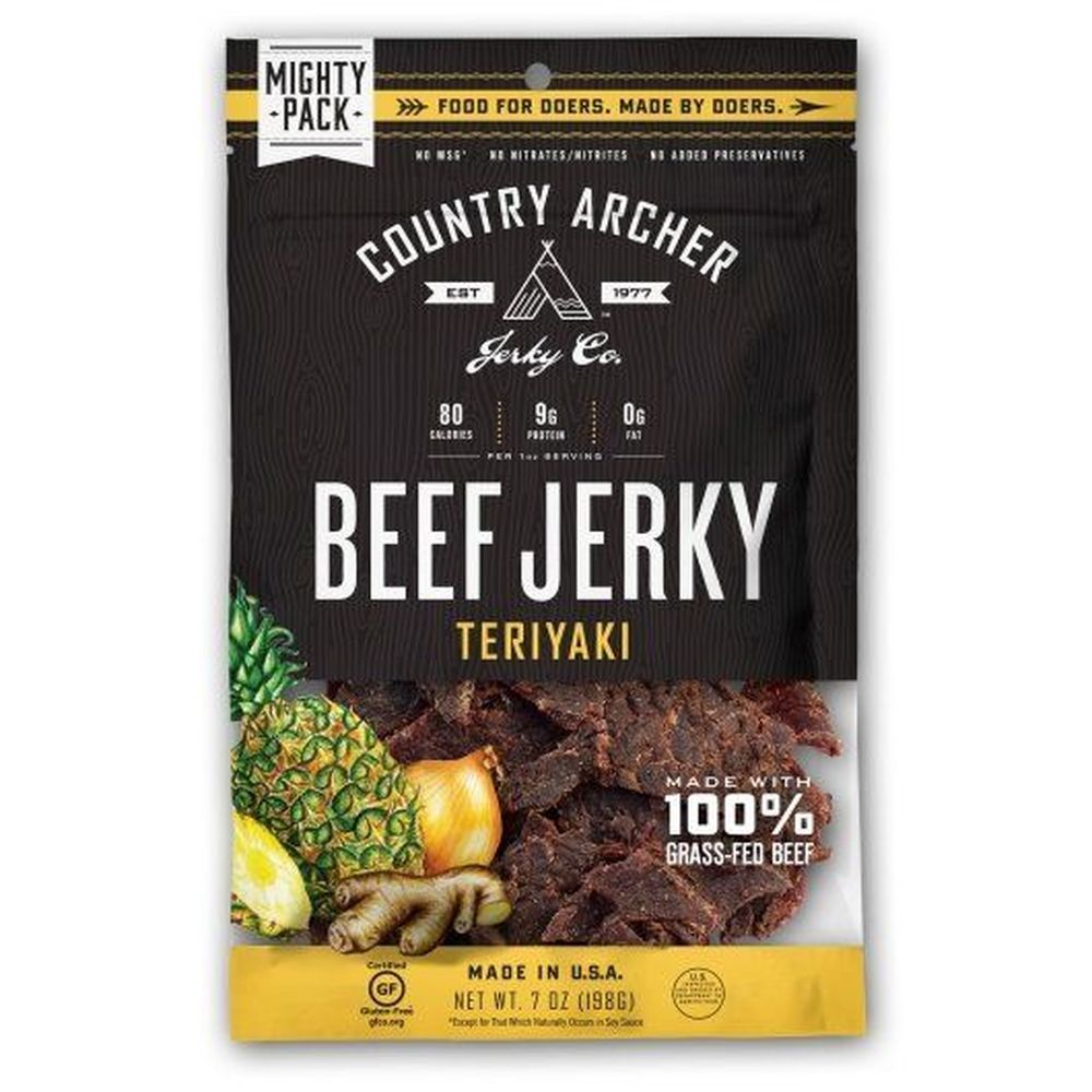 Country Archer Teriyaki Beef Jerky, 7 Ounce -- 8 per case ...