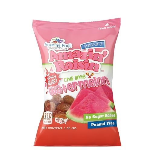 Amazin Raisin Spicy Blast Watermelon Infused Raisins, 1.35 Ounce -- 250 ...