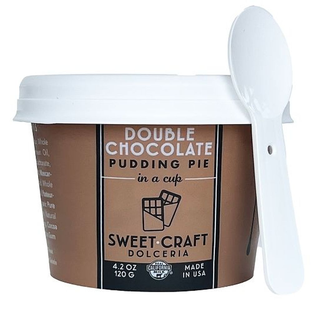 Sweet Craft Dolceria Double Chocolate Pudding Pie, 4.2 Ounce - 9 per case