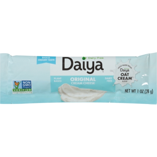 Daiya Dairy-Free Original Cream Cheese - Single Serve Packet, 1 Ounce ...