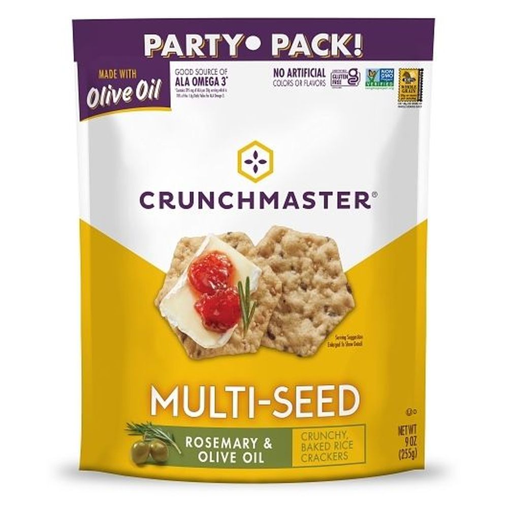 Crunchmaster Crunchy Baked Rice Crackers, 9 Ounce -- 12 per case