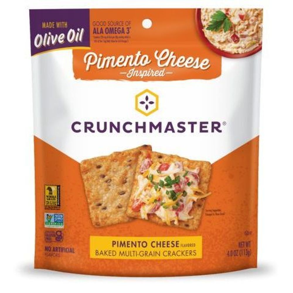 Crunchmaster Pimento Cheese Flavored Cracker, 4 Ounce -- 12 per case