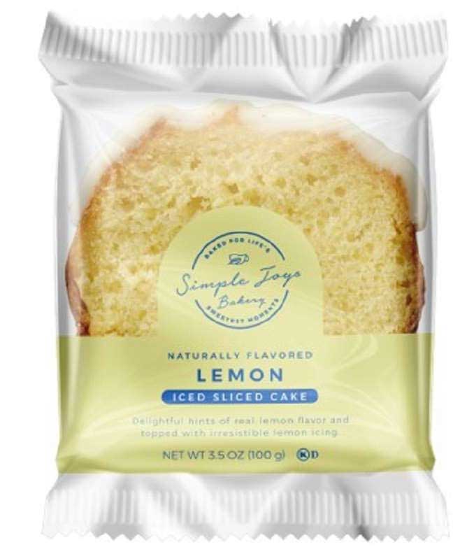 Simple Joys Bakery Lemon Iced Sliced Loaf Cake Case | FoodServiceDirect