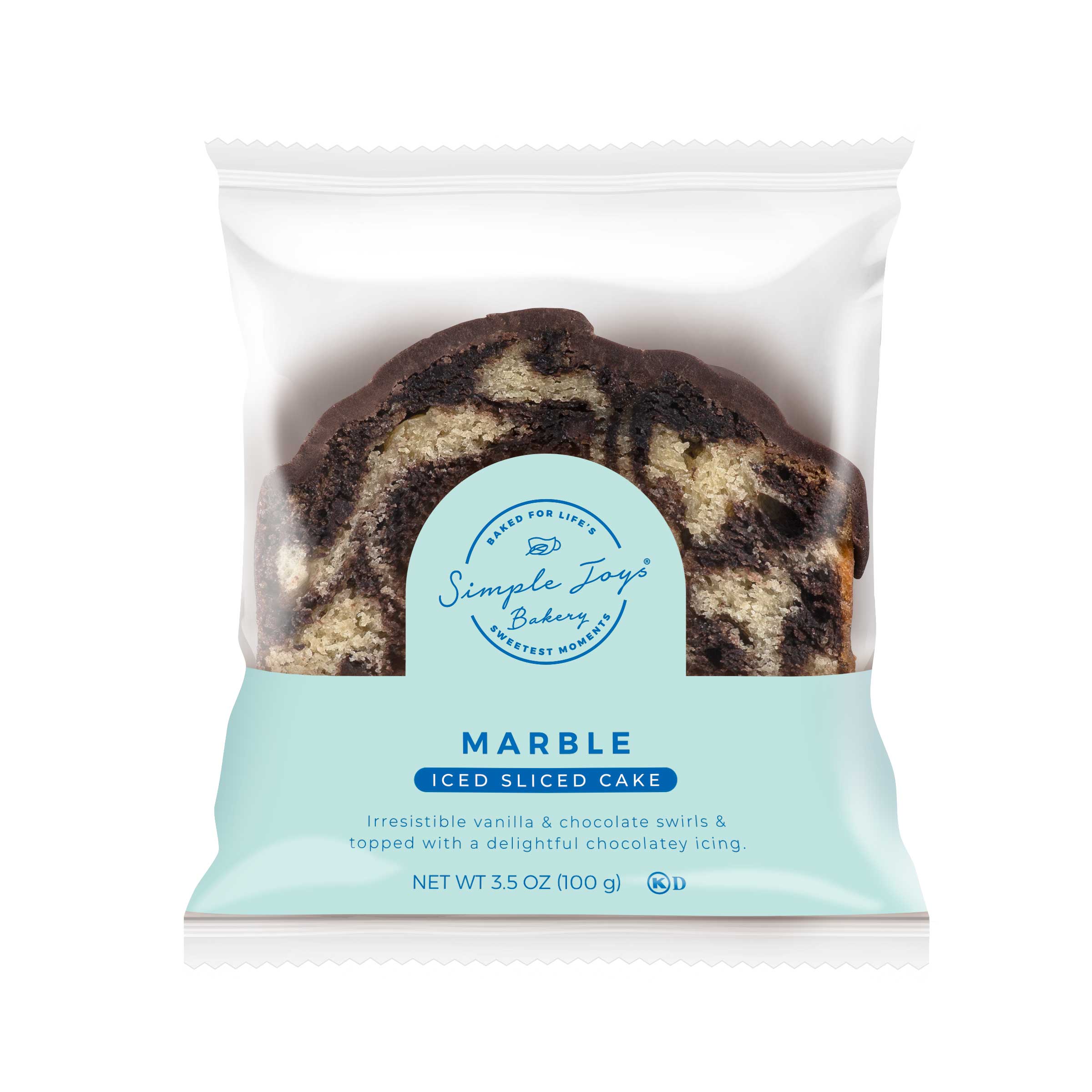 Simple Joys Bakery Marble Iced Sliced Loaf Cake Case | FoodServiceDirect