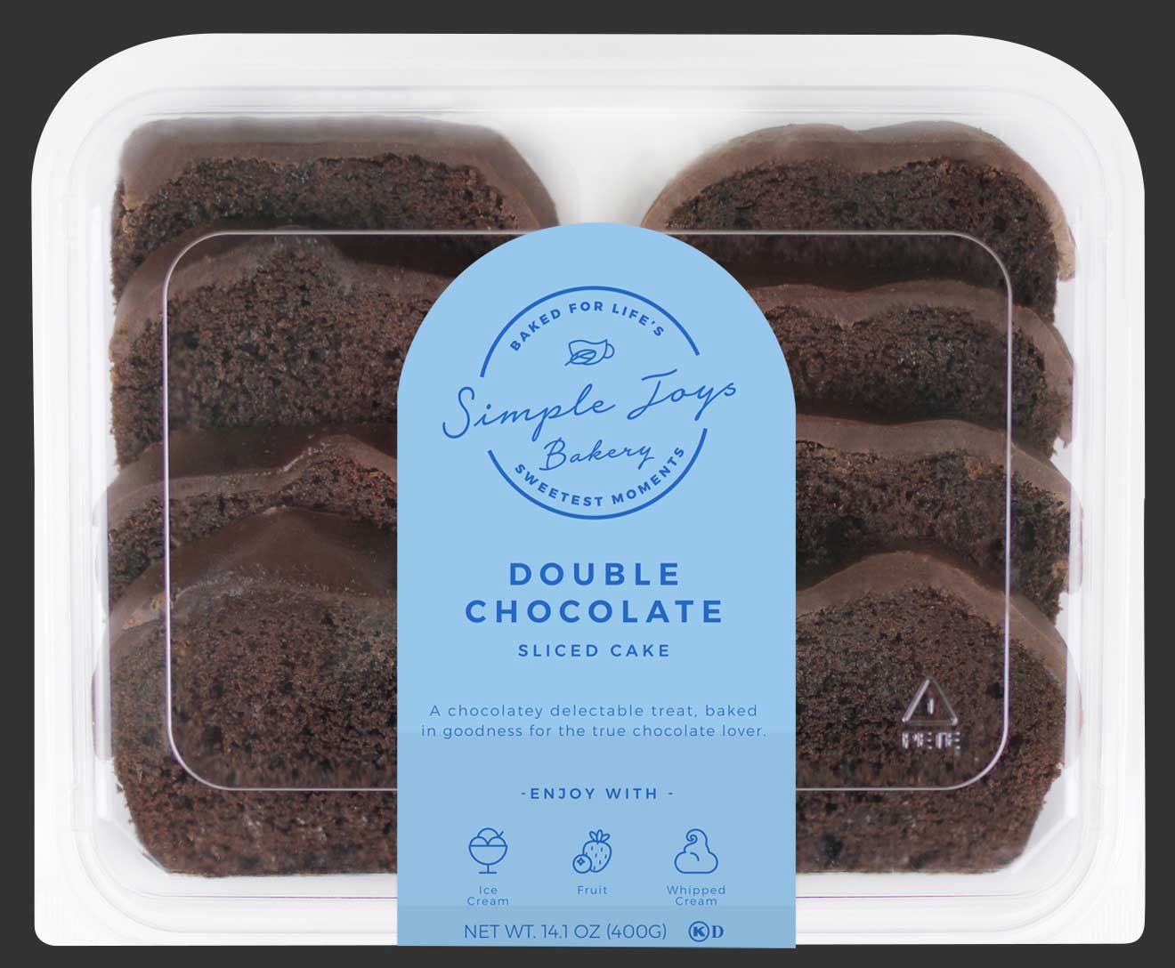 Simple Joys Bakery Iced Double Chocolate Cake Case | FoodServiceDirect