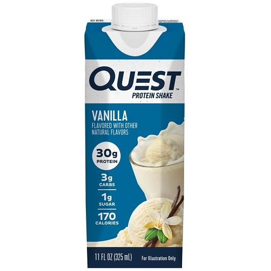 Quest Vanilla Protein Shake, 325 Milliliter -- 12 per case