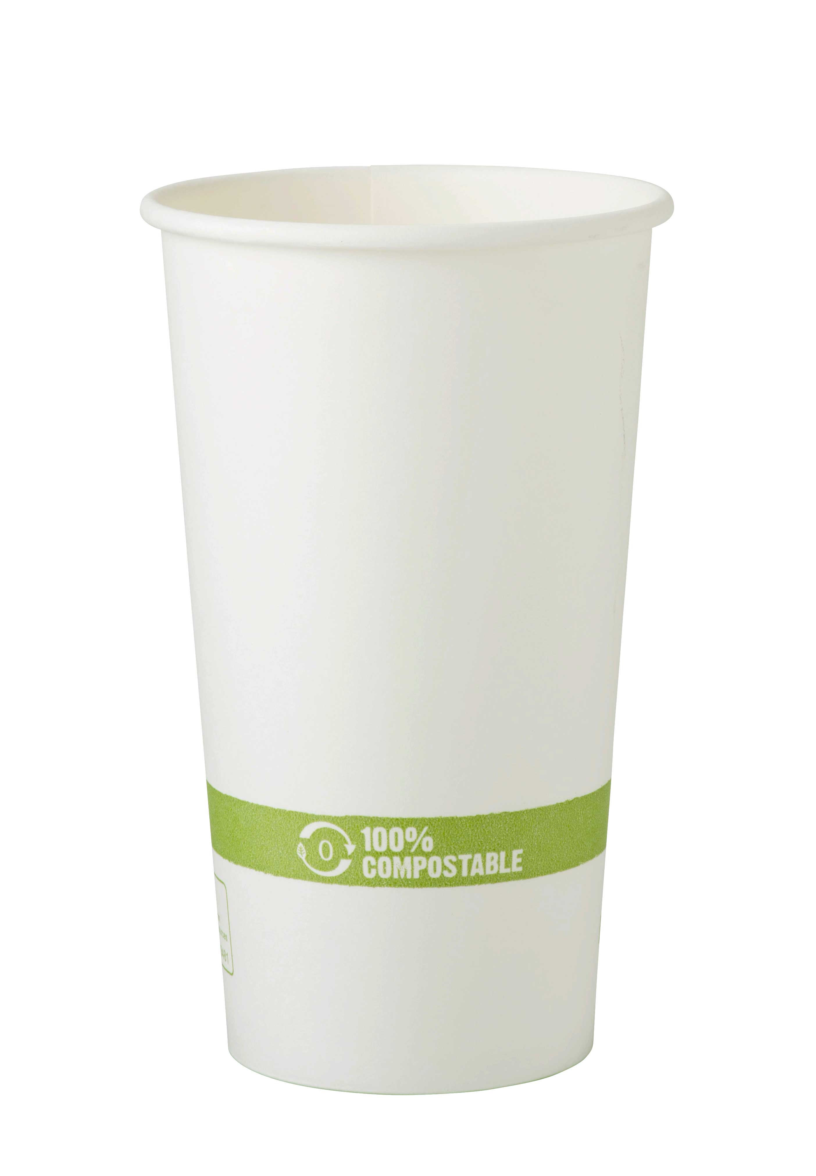 World Centric Compostable FSC Mix Paper Hot Cup with Ingeo Lining, 20 ...