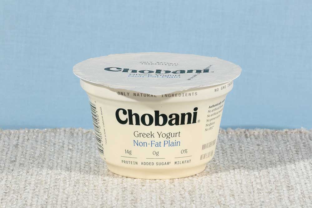 Chobani Non-Fat Plain Greek Yogurt Case | FoodServiceDirect