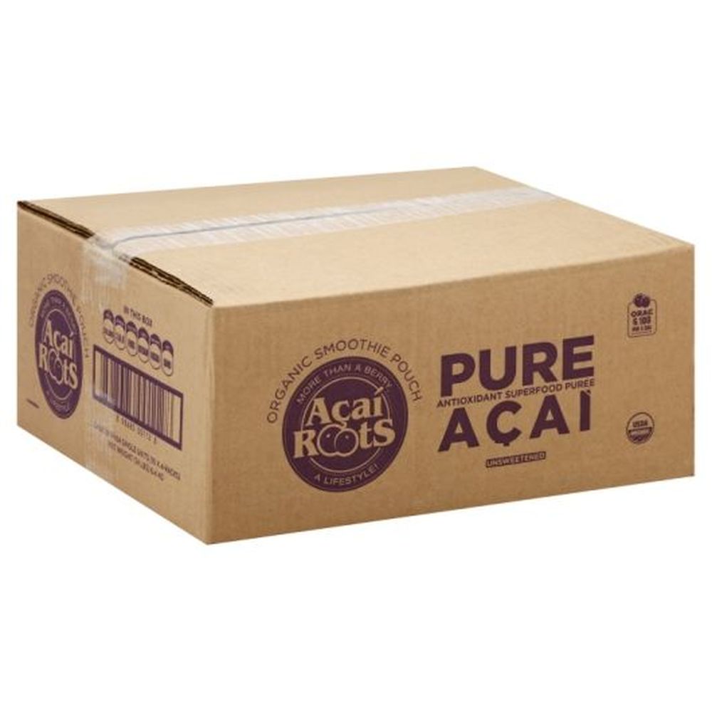 Acai Roots Organic Premium Pure Acai Superfood Puree Smoothie ...