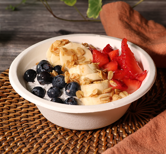 KITCH 24/7 White Classic Molded Fiber Bowl | FoodServiceDirect