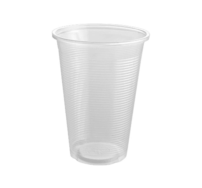 Reyma Polystyrene Translucent Clear Ribbed Wall Cup, 14 Ounce -- 1000 ...