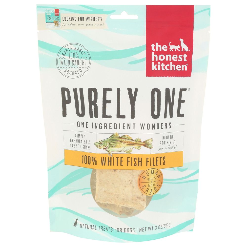 The Honest Kitchen Wishes Fish Filets Dog and Cat Treats, 3 Ounce -- 6 ...