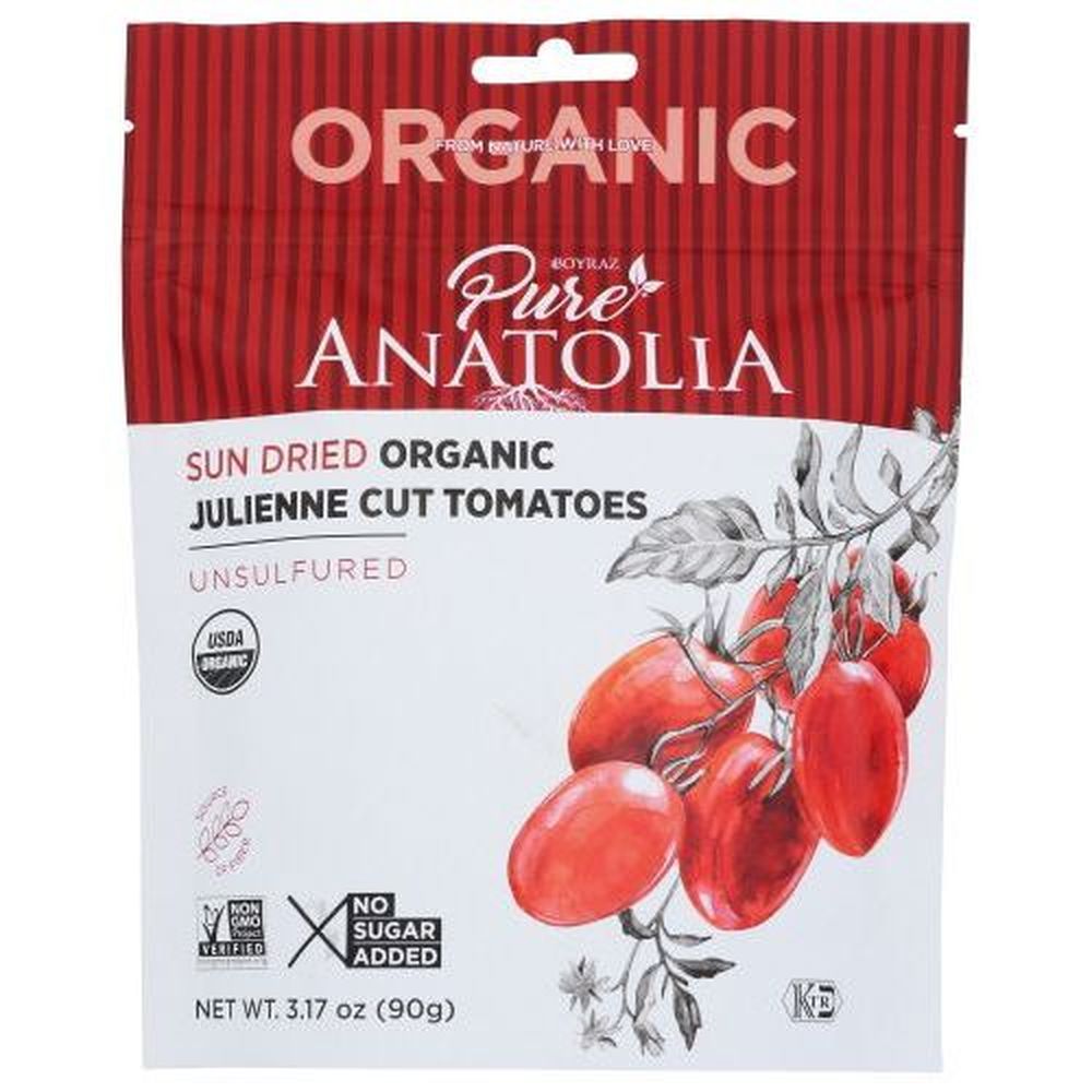 Pure Anatolia Organic Sun Dried Julienne Cut Tomatoes, 3.17 Ounce -- 6 ...