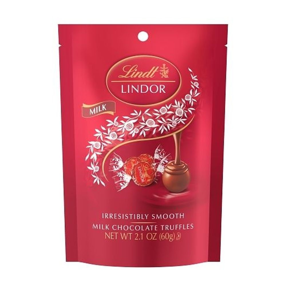 Lindt Lindor Milk Chocolate Candy Truffles, 2.1 Ounce - 6 per case