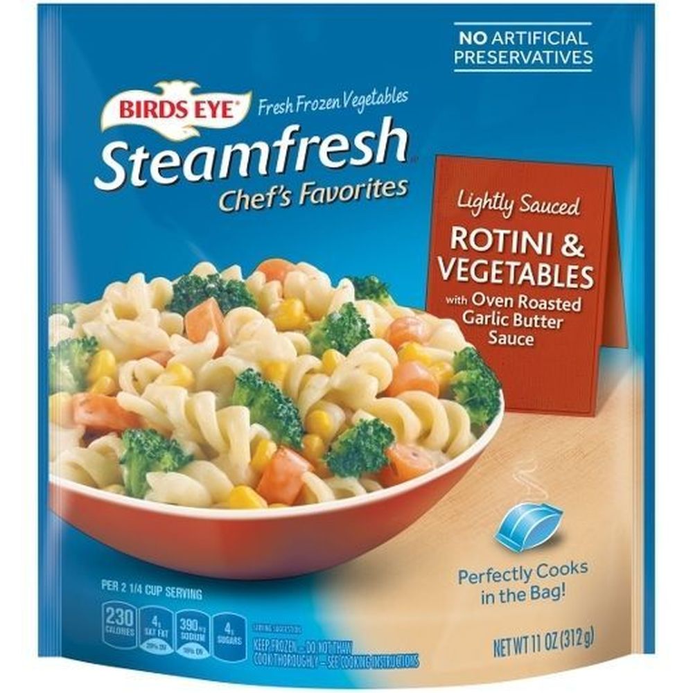 Birds Eye Steam Fresh Rotini and Vegetables | FoodServiceDirect