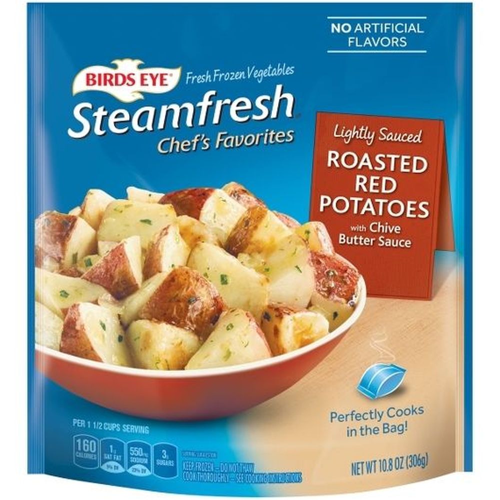 Birds Eye Steamfresh Roasted Red Potatoes with Chive and Butter Sauce ...