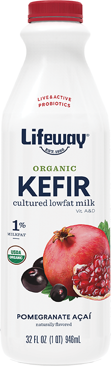 Lifeway Organic Pomegranate Acai Lowfat Kefir Case | FoodServiceDirect