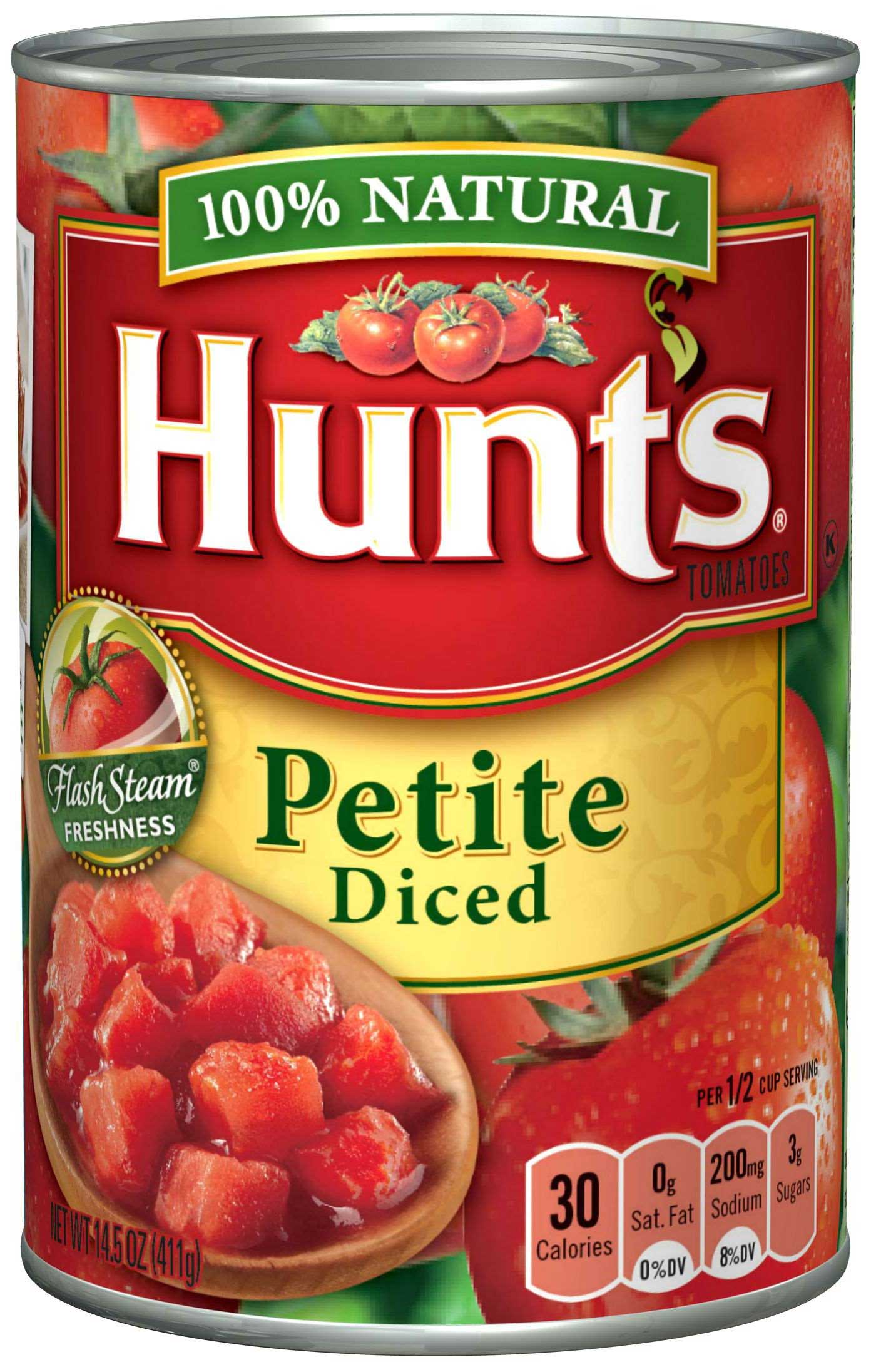 Hunts Petite Diced Tomatoes Case | FoodServiceDirect