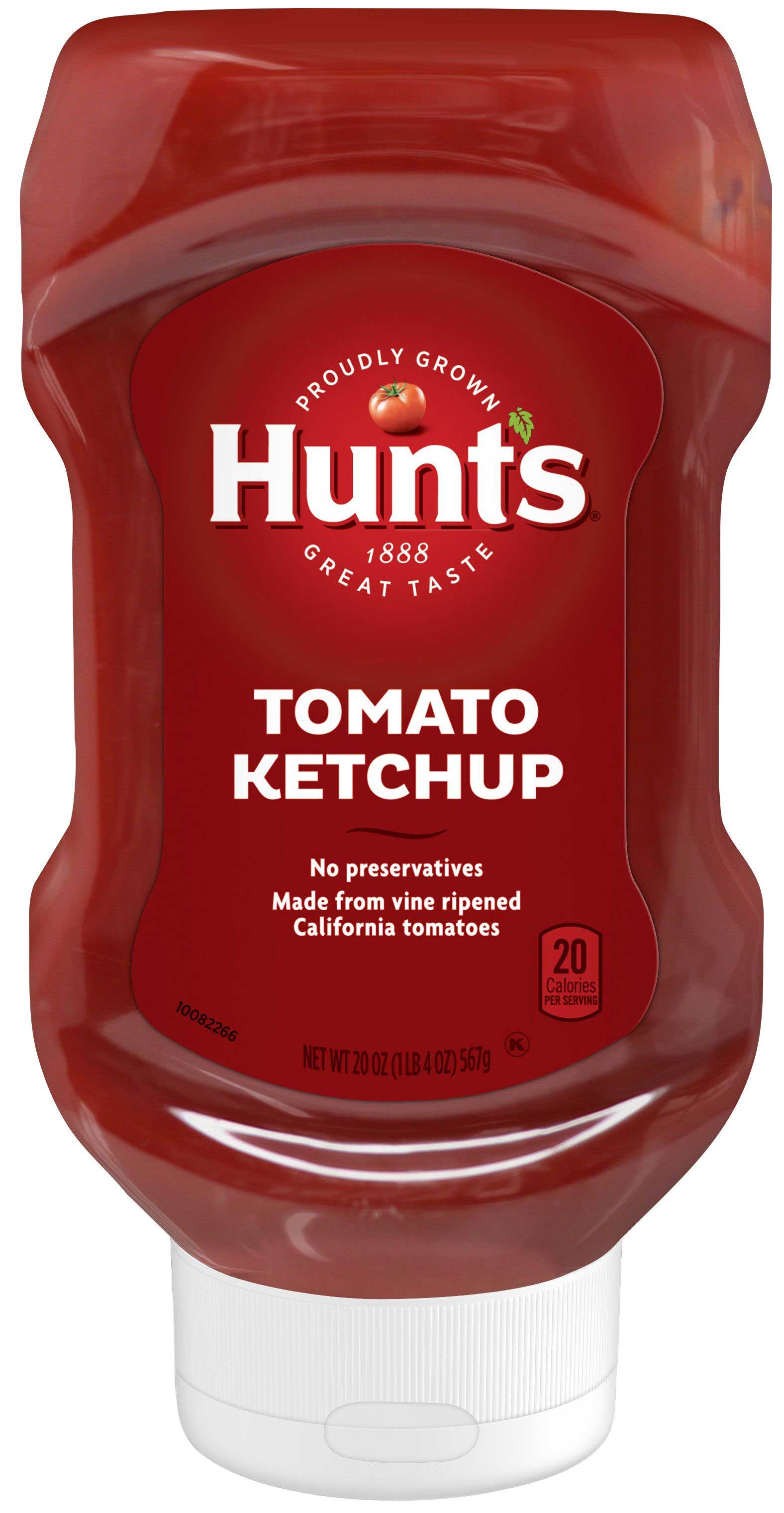 Hunts Tomato Ketchup, 20 Ounce Squeeze Bottle -- 12 per case ...