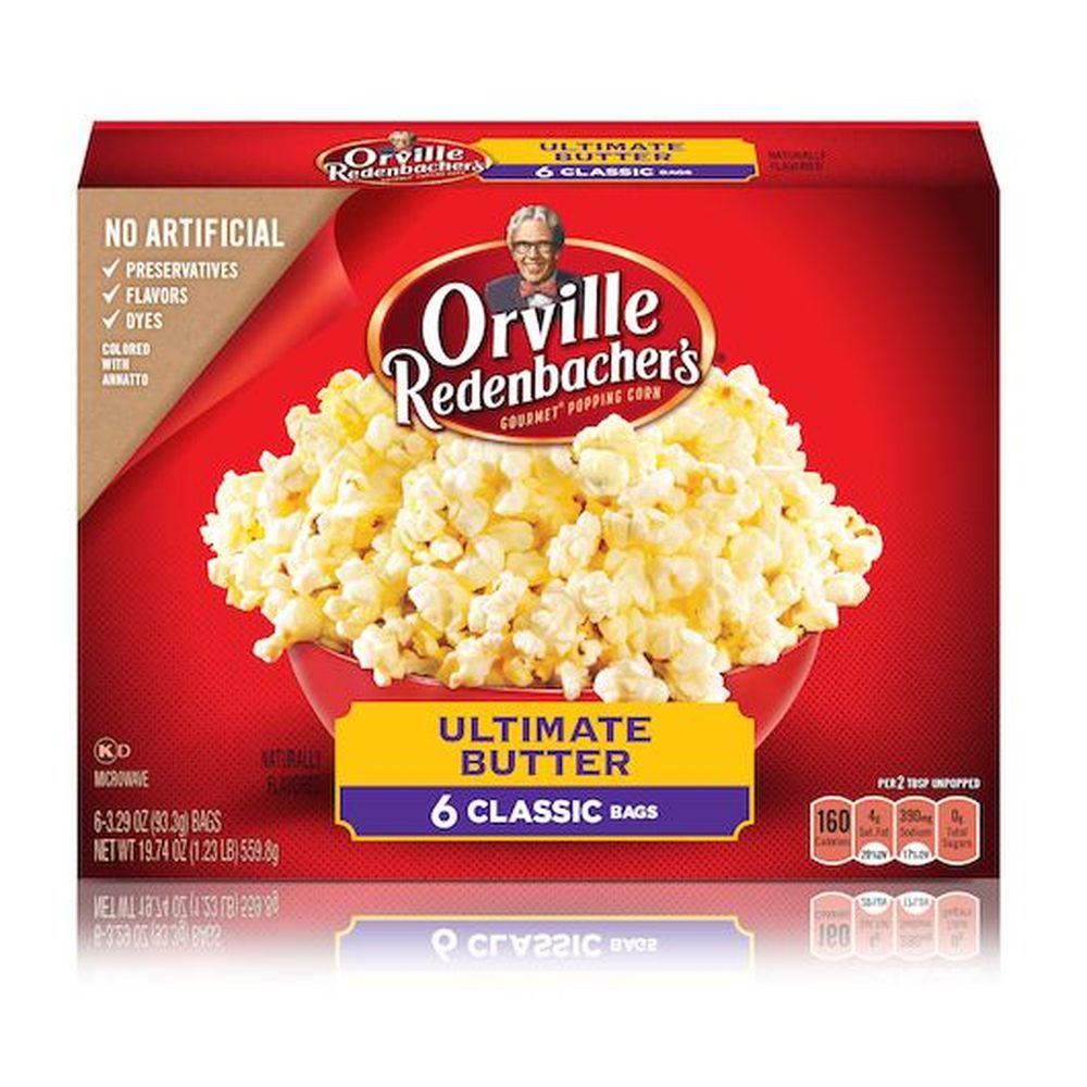 Orville Redenbachers Butter Microwave Popcorn Case | FoodServiceDirect