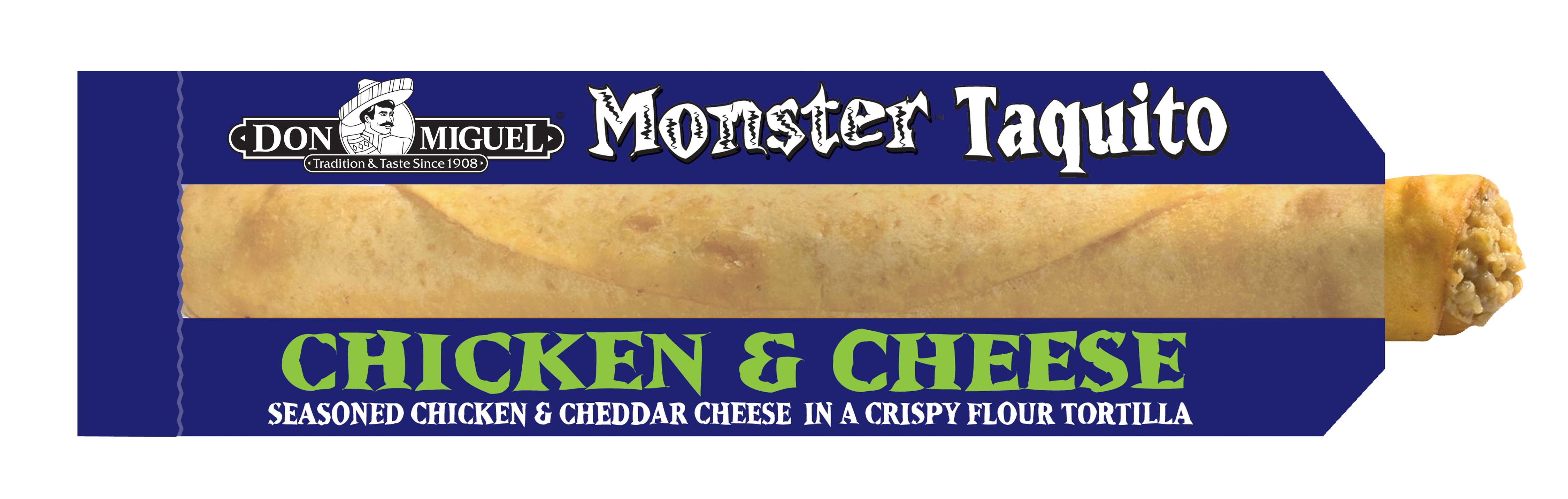 Don Miguel Chicken and Cheese Monster Taquito Case | FoodServiceDirect