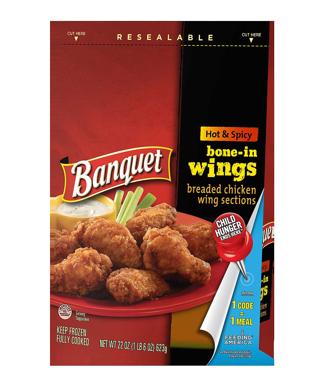 Banquet Hot and Spicy Wings Case | FoodServiceDirect