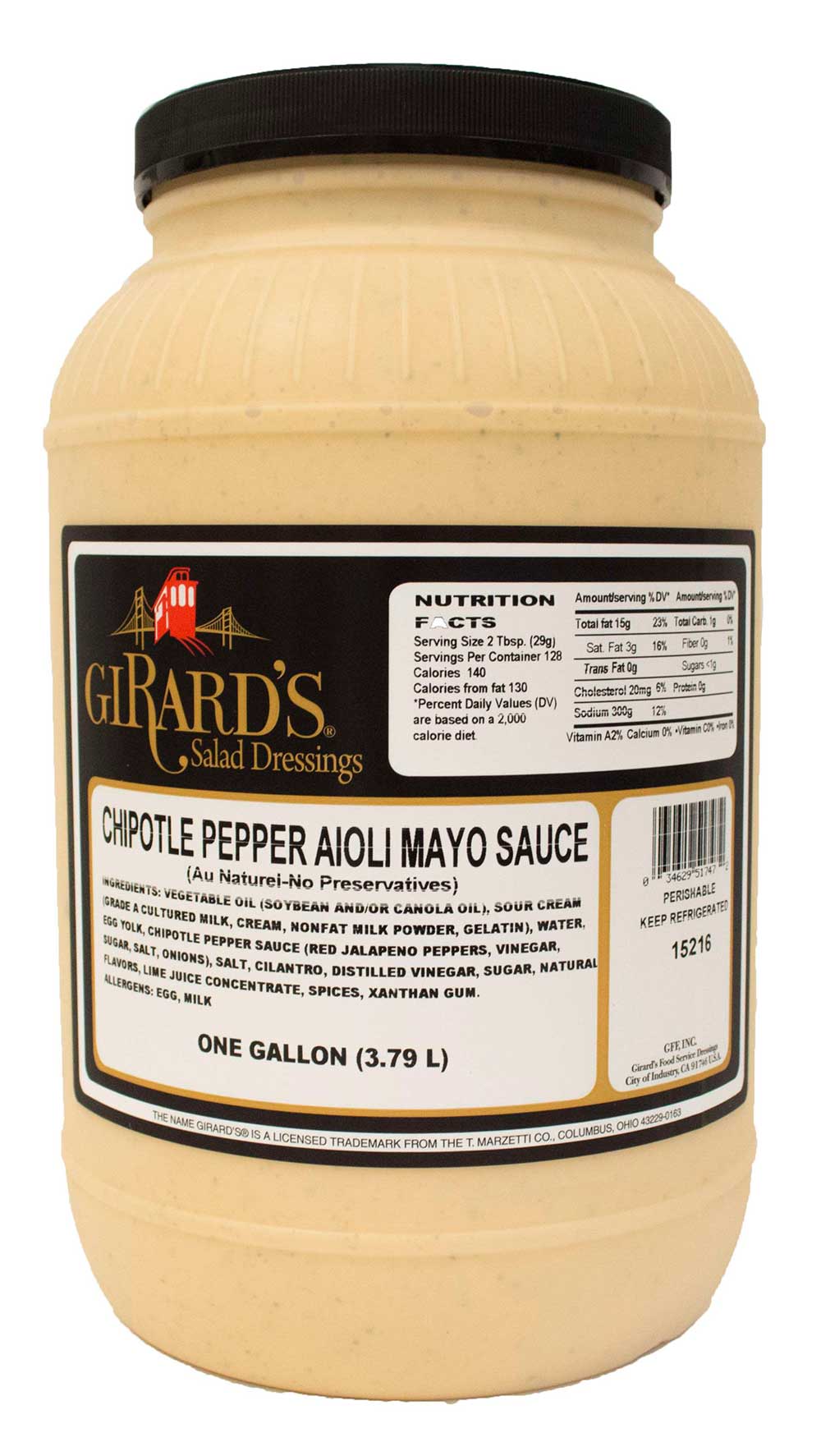 Girards Dressing Chipotle Pepper Mayo Sauce Case | FoodServiceDirect