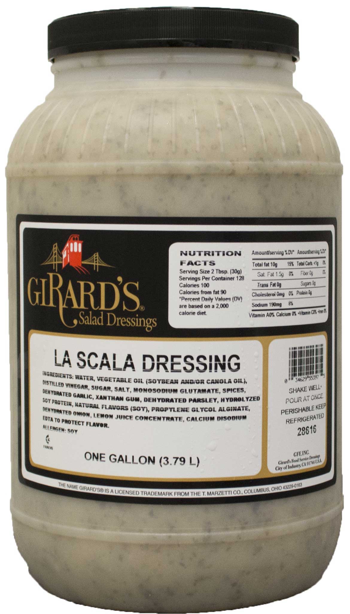 Girard's Dressing La Scala Vinaigrette Dressing, 1 Gallon -- 2 per case