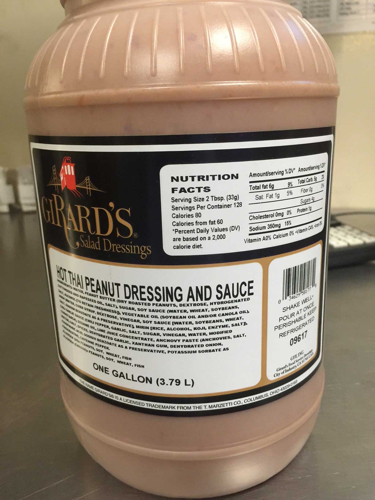 Girards Dressing Thai Peanut Dressing and Sauce Case | FoodServiceDirect