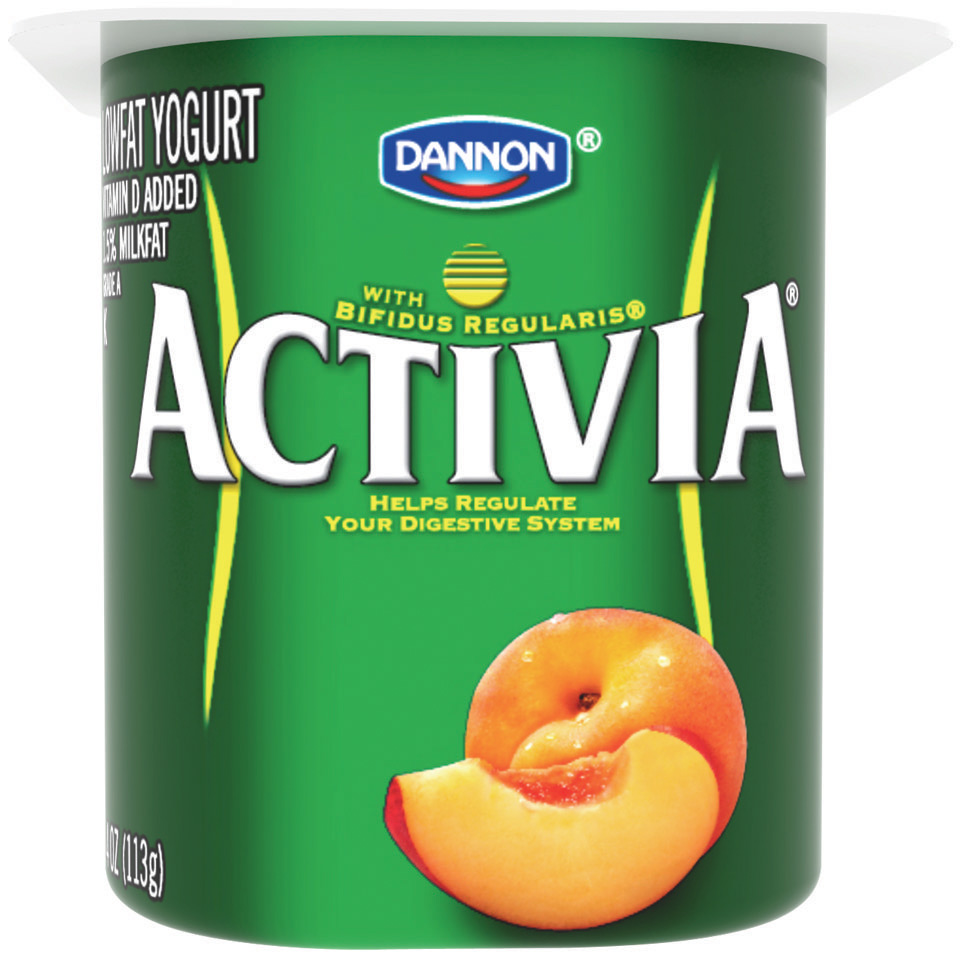 Activia Peach Probiotic Lowfat Yogurt Case | FoodServiceDirect