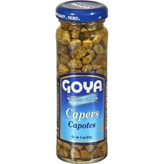 Goya Reduced Sodium Capers, 2 Ounce Jar -- 12 per case
