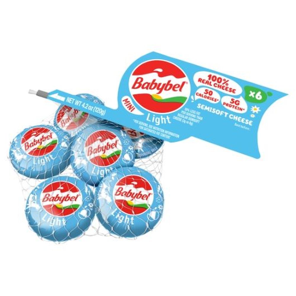 Mini Babybel Light Cheese, 4.2 Ounce -- 12 per case