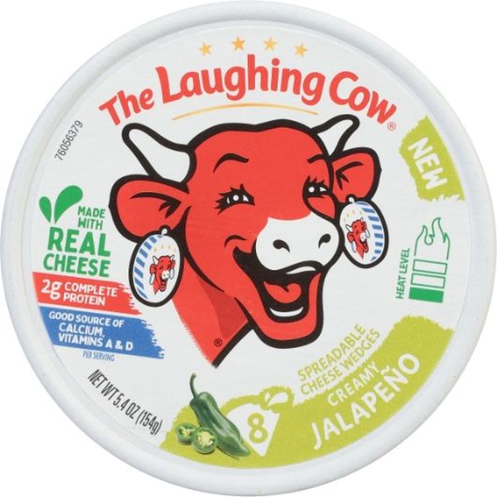 The Laughing Cow Creamy Jalapeno Spreadable Cheese, 5.4 Ounce -- 12 per ...