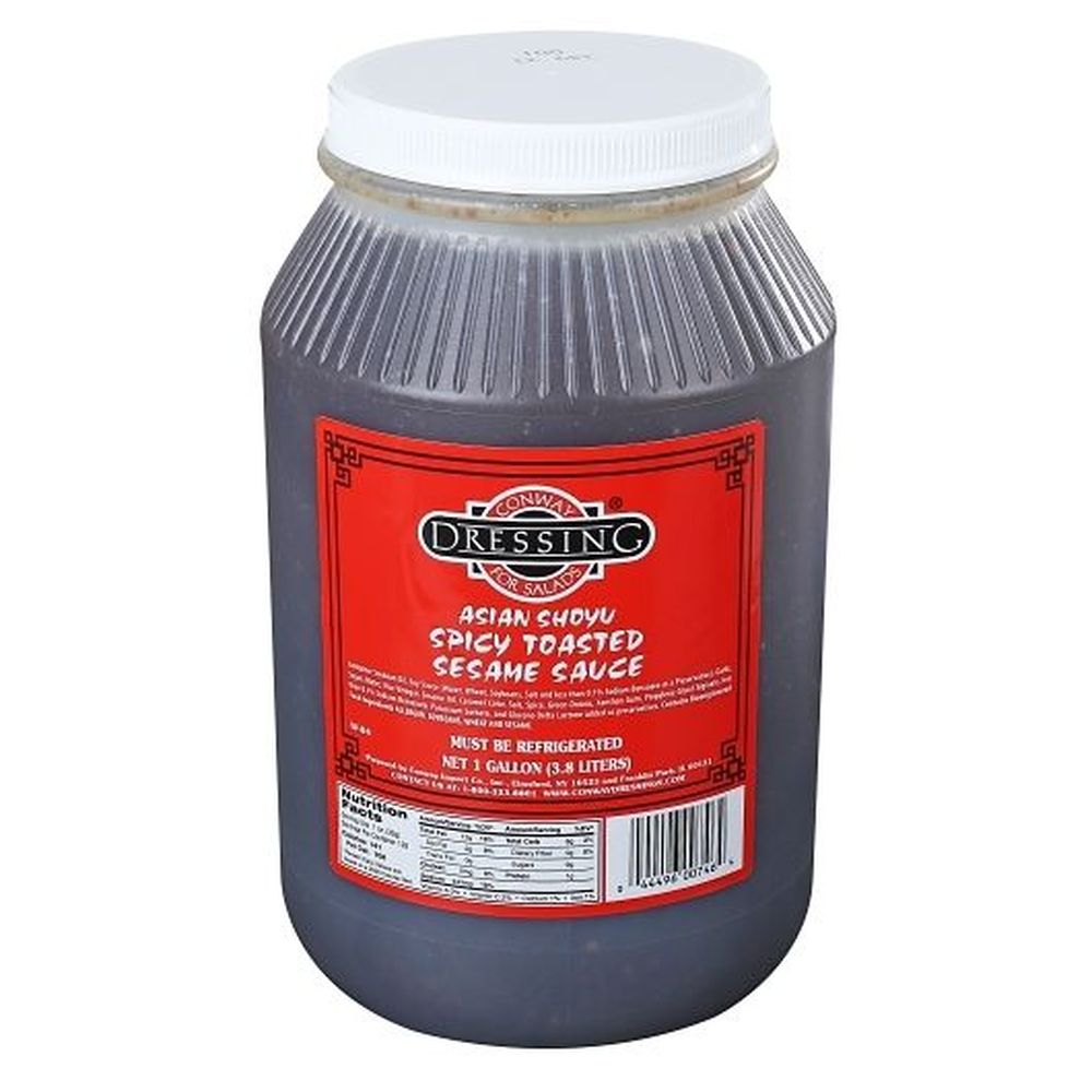 Conway Asian Shoyu Spicy Toasted Sesame Sauce, 2 Gallon ...