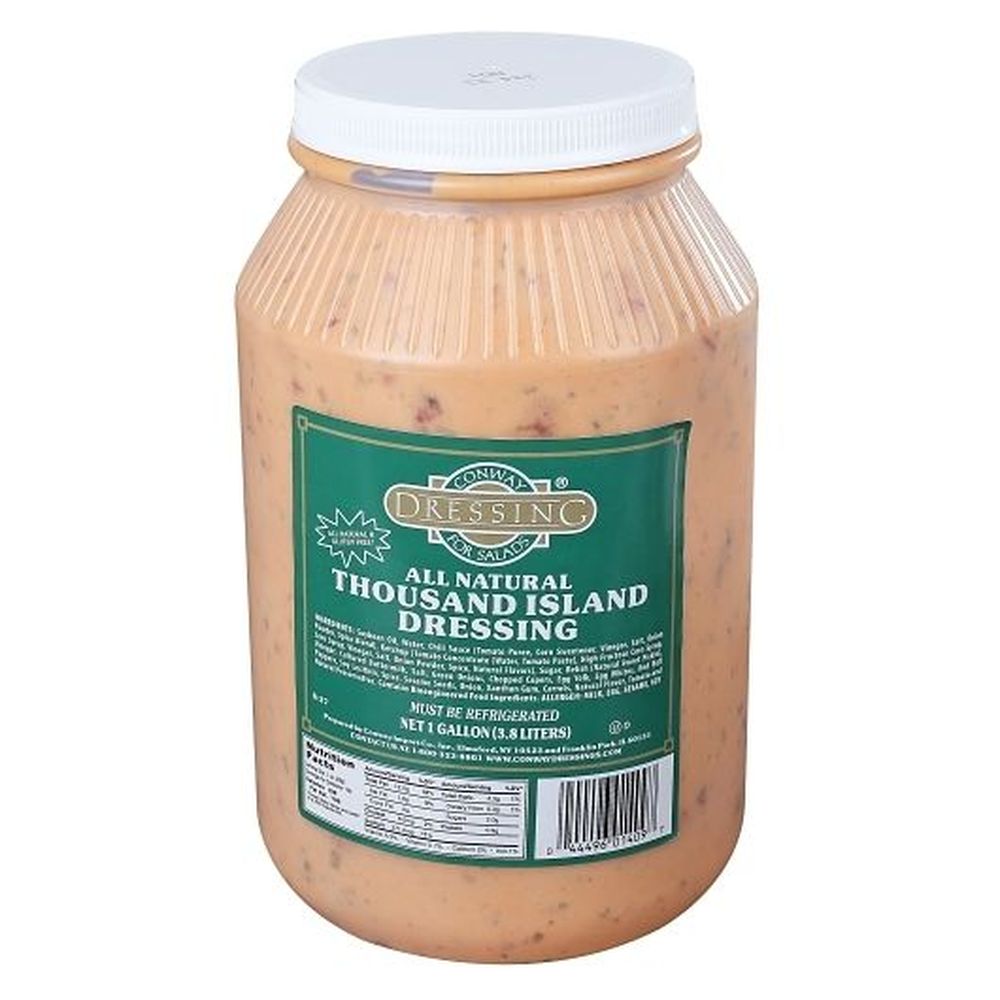 Conway All Natural Thousand Island Dressing, 1 Gallon -- 2 per case