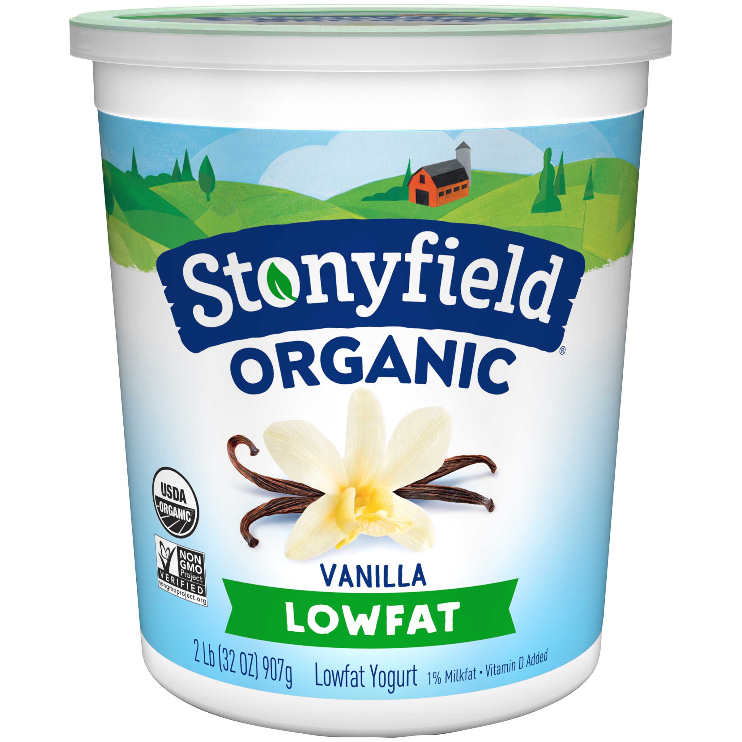 Stonyfield Organic Low Fat Vanilla Yogurt Case | FoodServiceDirect