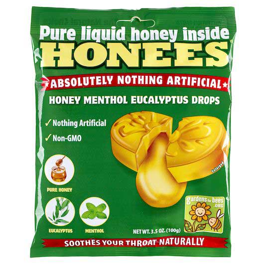 Honees Original Honey Menthol Cough Drops -- 240 per case