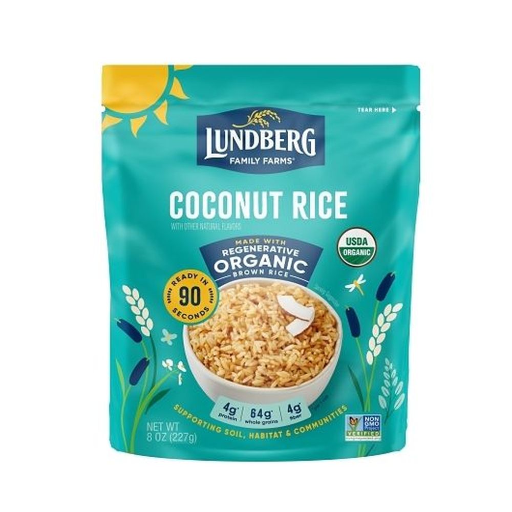 Lundberg Family Farms Ready To Heat Organic Coconut Rice, 8 Ounce -- 6 ...