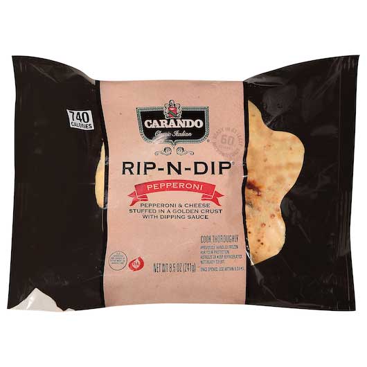 Carando Rip-N-Dip Pepperoni Pizza Case | FoodServiceDirect