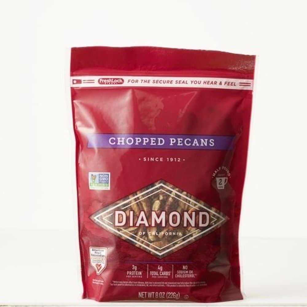 Diamond Chopped Pecans, 8 Ounce -- 12 per case