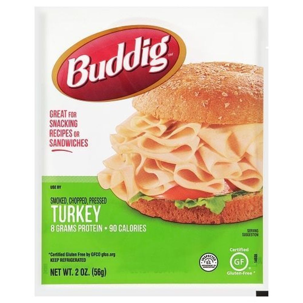 Carl Buddig Original Smoked Turkey, 2 Ounce -- 12 per case