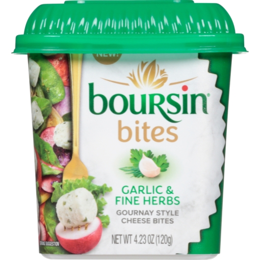 Boursin Garlic and Fine Herbs Gournay Style Cheese Bites ...
