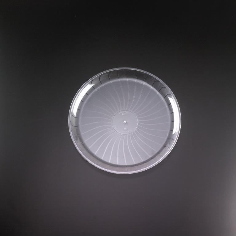 Yoshi Ware Emi Clear Round Party Tray, 12 inch -- 25 per case.