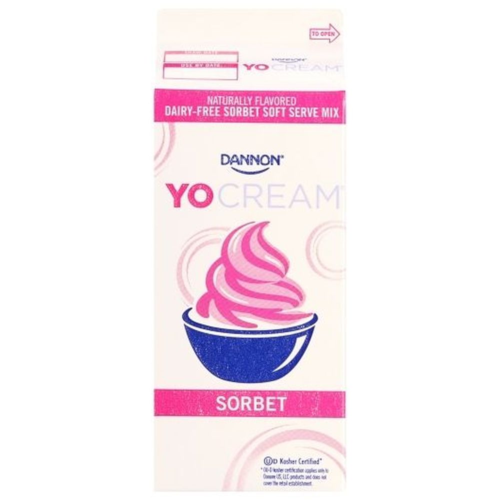 Yocream Passion Orange Guava Low Fat Soft Serve Non Dairy Sorbet Mix ...