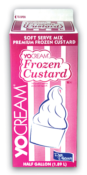 Dannon Yocream Frozen Custard Soft Serve Case