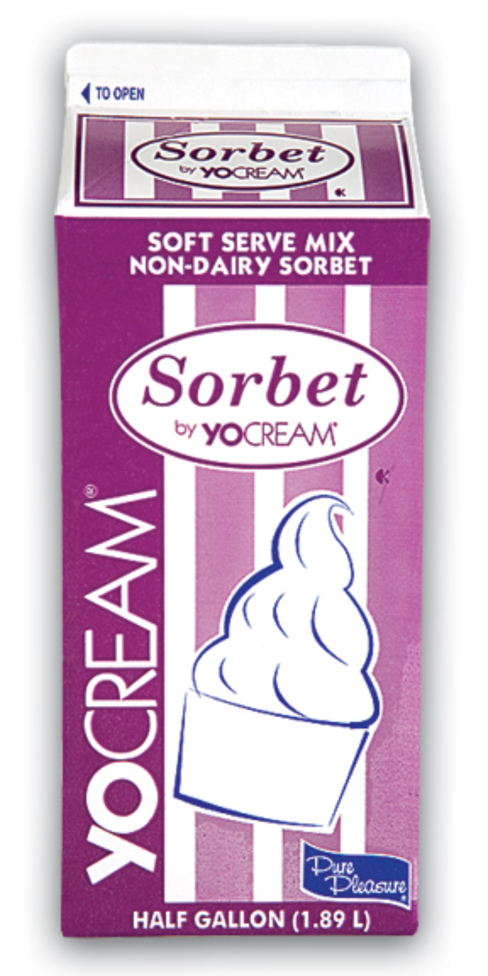Danon YoCream Strawberry Lemonade Nonfat Sorbet Case | FoodServiceDirect