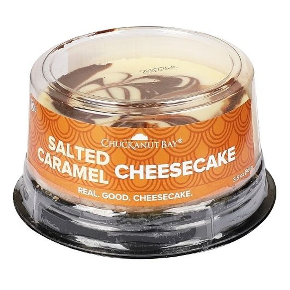 Chuckanut Bay Salted Caramel Cheesecake, 3.5 Ounce -- 6 per case