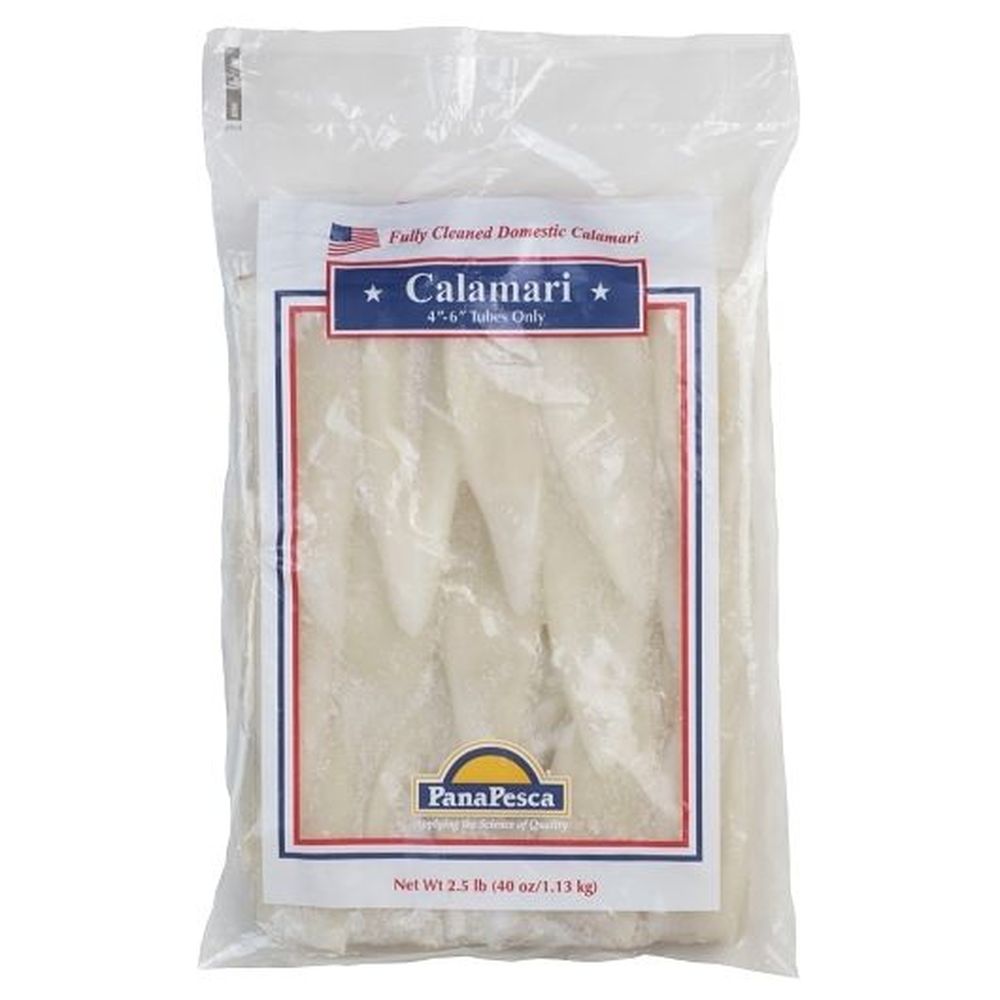 Panapesca Fully Cleaned Calamari, 2.5 Pound Tube -- 4 per case