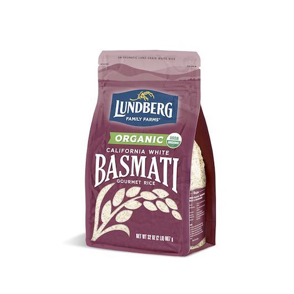 Lundberg Family Farms Organic California White Basmati Rice, 2 Pound ...