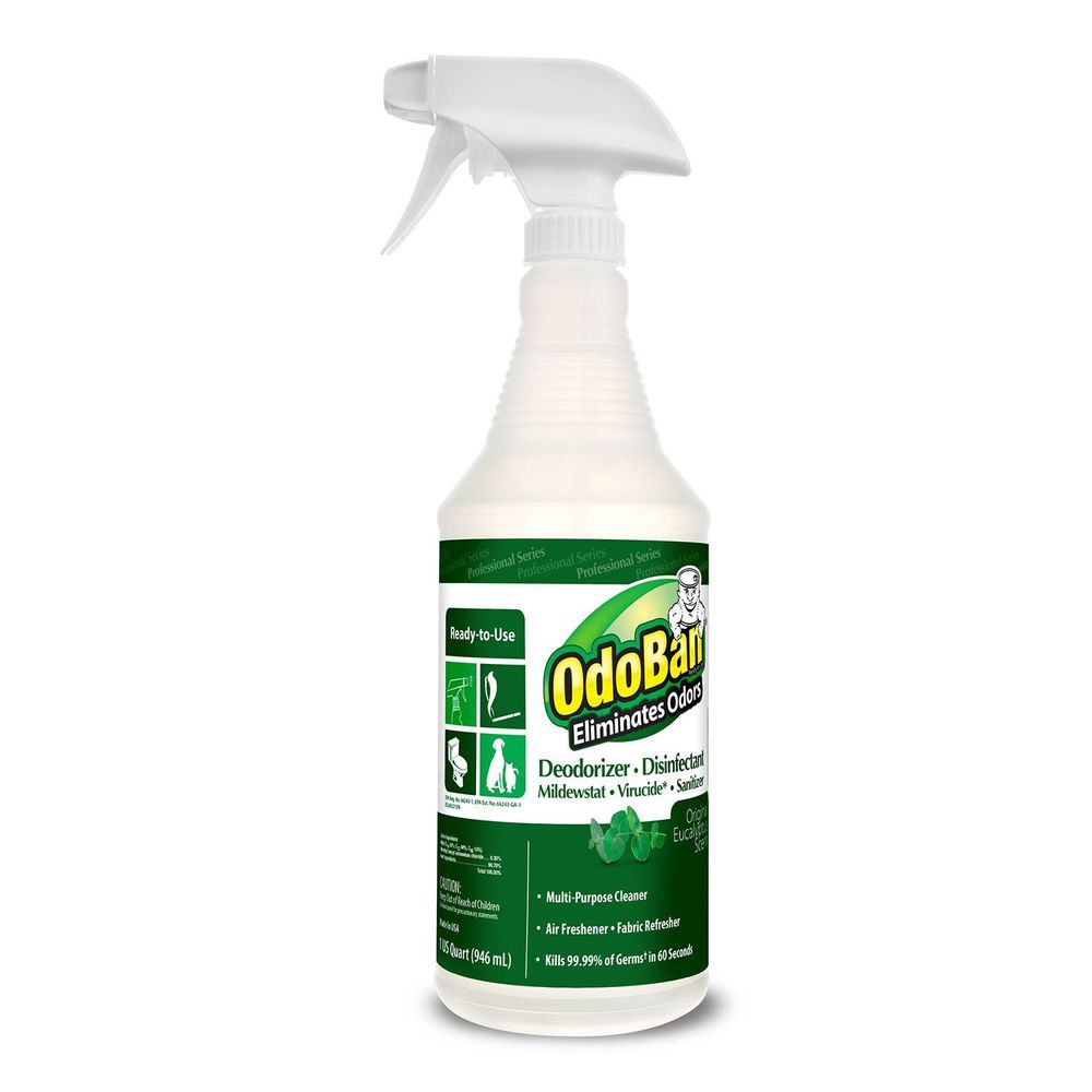 OdoBan OdoBan Eucalyptus Deodorizer and Disinfectant, 32 Ounce -- 12 ...